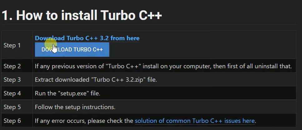 C Language Download & Setup for Windows